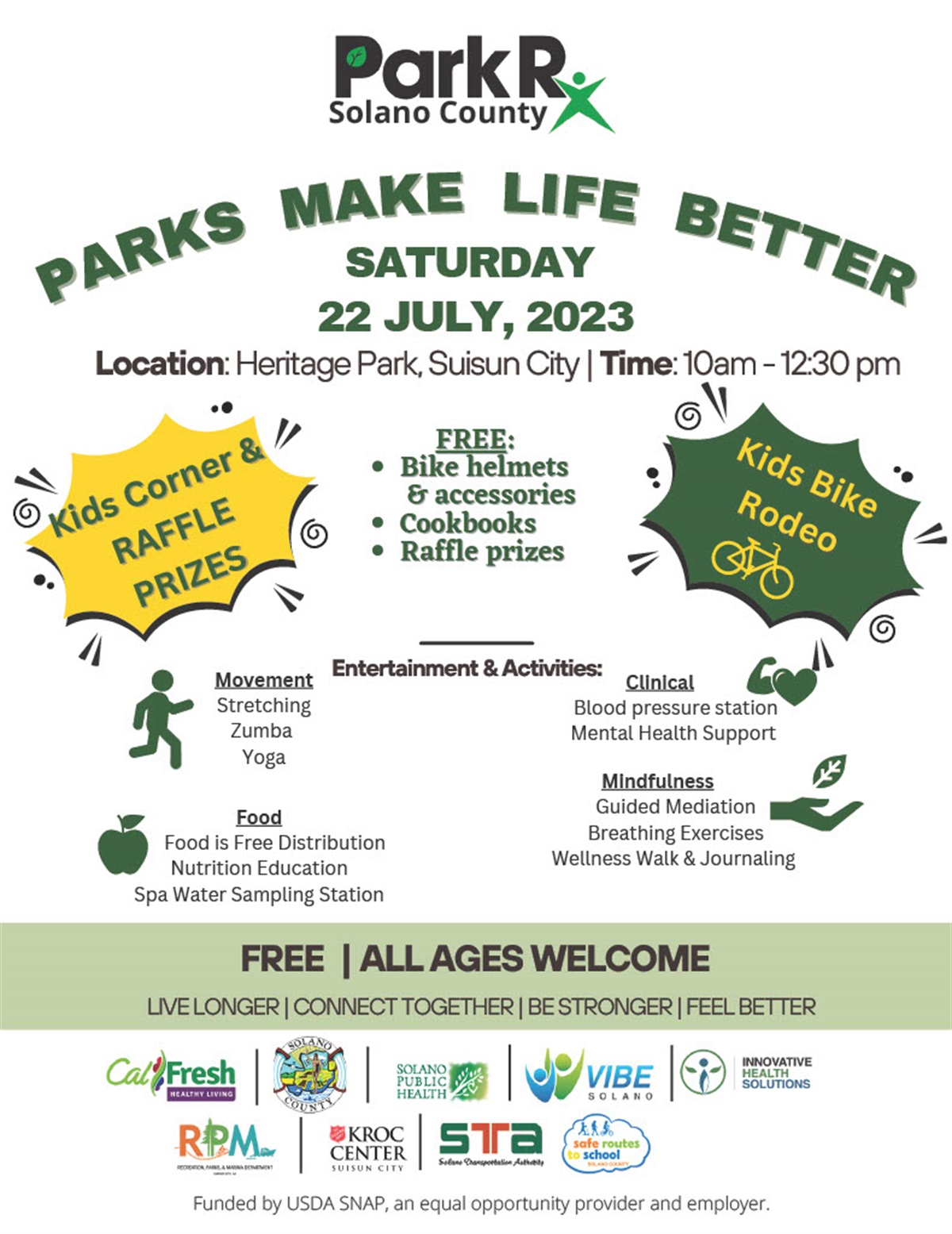 Parks and Recreation Month Celebration - Suisun City, CA