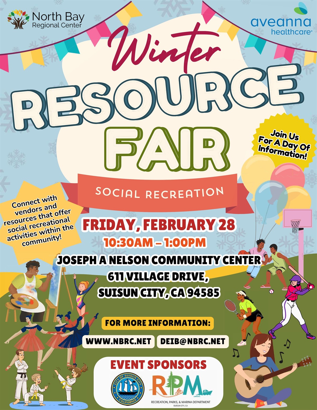 NBRC Winter Resource Fair - Suisun City, CA