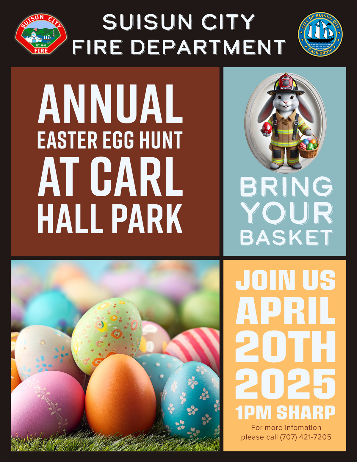 Suisun City Fire Department Easter Egg Hunt - Suisun City, CA